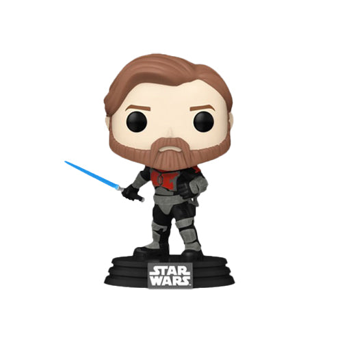 Funko Pop! Star Wars: Clone Wars #599 : Mando Obi Wan (International E ...
